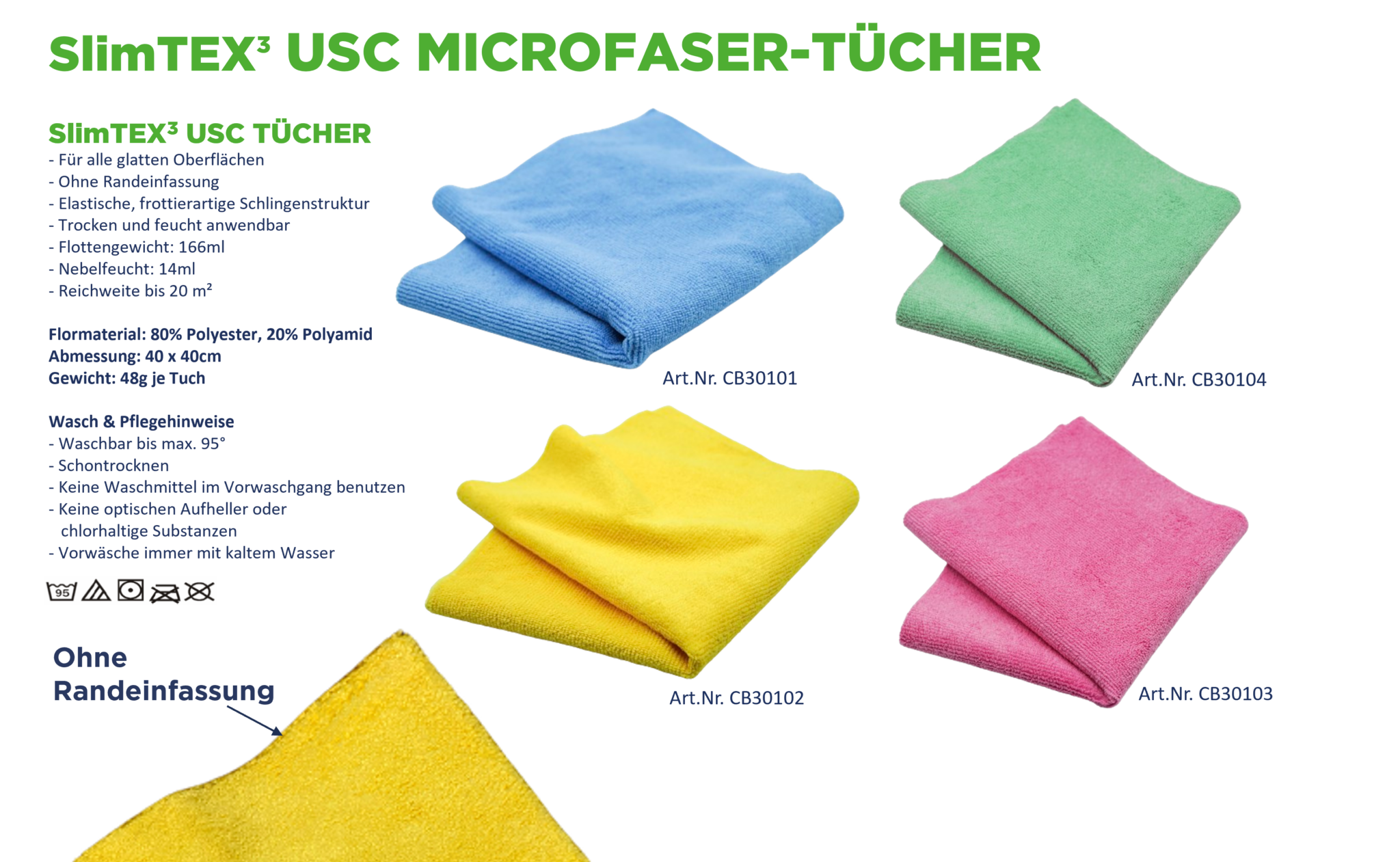 SlimTEX Tücher – CleaningBox™